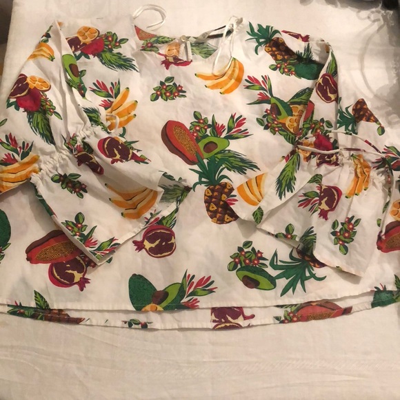 Zara | Tops | Zara Fruit Top | Poshmark